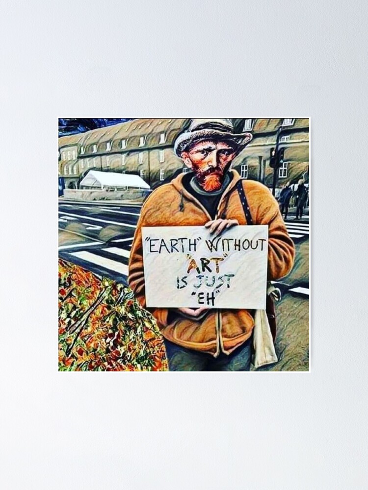 "Earth without art" Poster by The Punk Rock Store | Redbubble