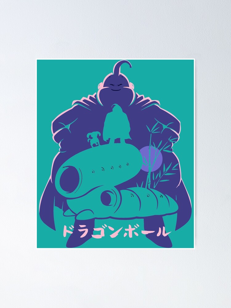 "Dragon Ball Fat Majin Buu Loves Puppy Dog Bee " Poster for Sale by ...