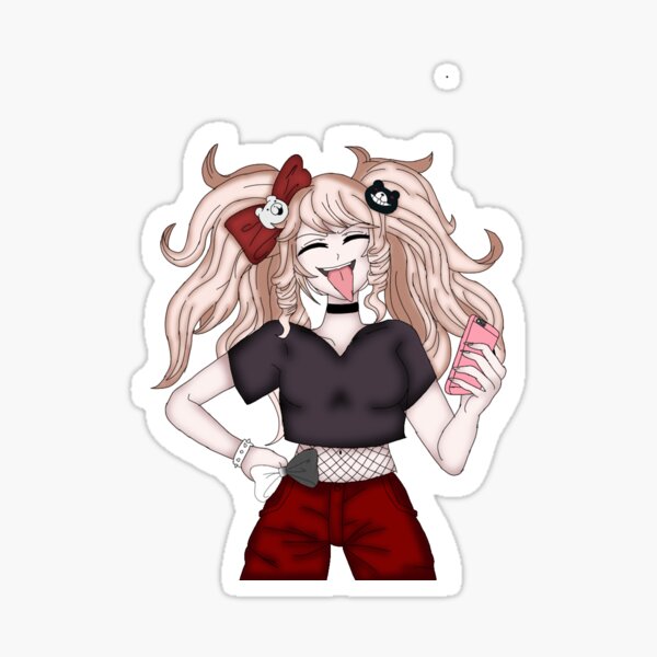 Junko Enoshima Sticker Sticker For Sale By Fnaf Anime123 Redbubble