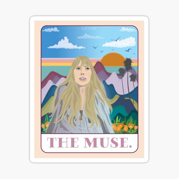 "The Muse Tarot Card" Sticker for Sale by atrevidaart | Redbubble