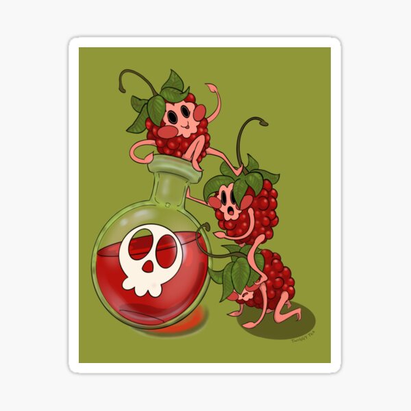 "Poison Berries" Sticker for Sale by Twiggytea | Redbubble