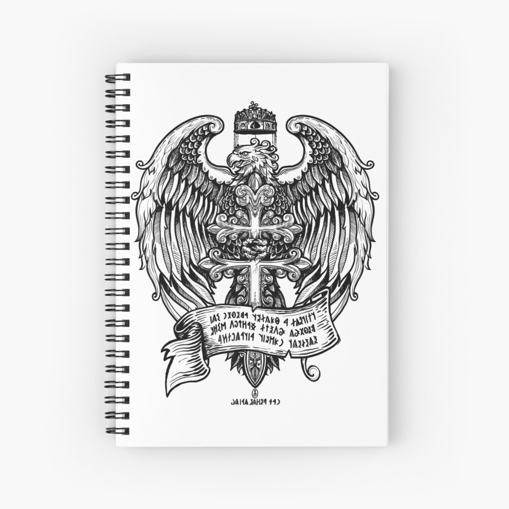 "Ancient Hungarian Turul Bird" Spiral Notebook for Sale by ...