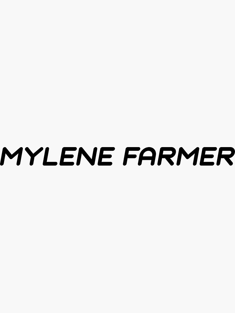 "Mylène Farmer ." Sticker by soniya20 | Redbubble