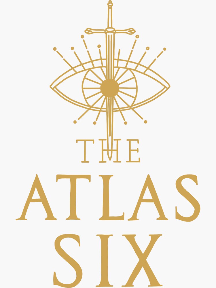 "The Atlas Six" Sticker for Sale by jamierz | Redbubble