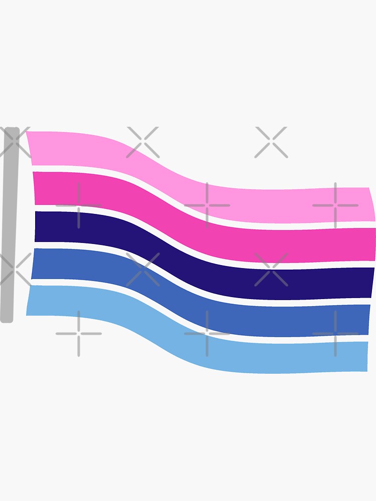 "Omnisexual Flag" Sticker for Sale by iliana-lu | Redbubble