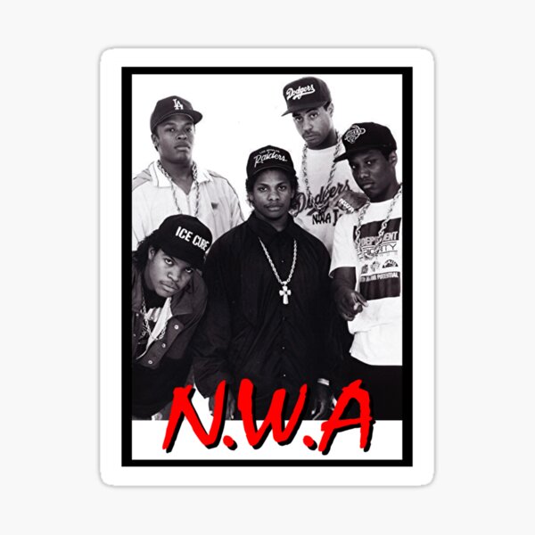 "N.W.A. (Boyz N The Hood) The Best nwa Classic" Sticker for Sale by ...