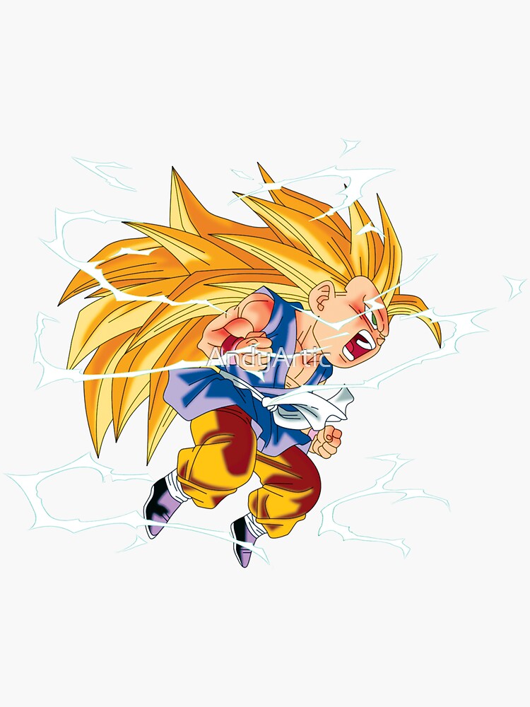"Goku Chibi" Sticker for Sale by AndyArtic | Redbubble