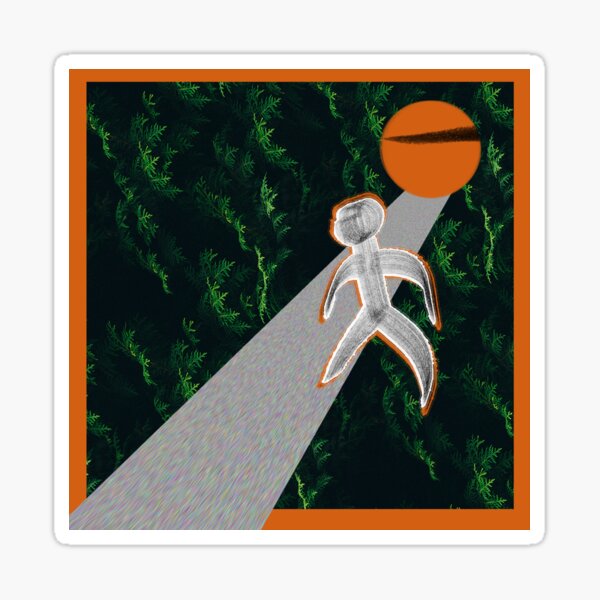 "Distorted Stick Figure" Sticker for Sale by linspxls | Redbubble
