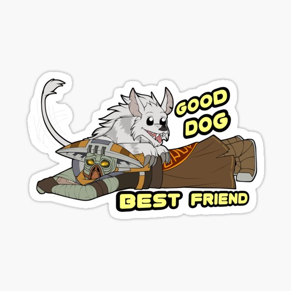 "Man's Best Friend" Sticker for Sale by Kalza | Redbubble
