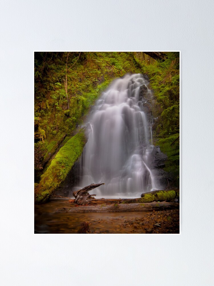 "Oregon Waterfall" Poster for Sale by Photizo | Redbubble