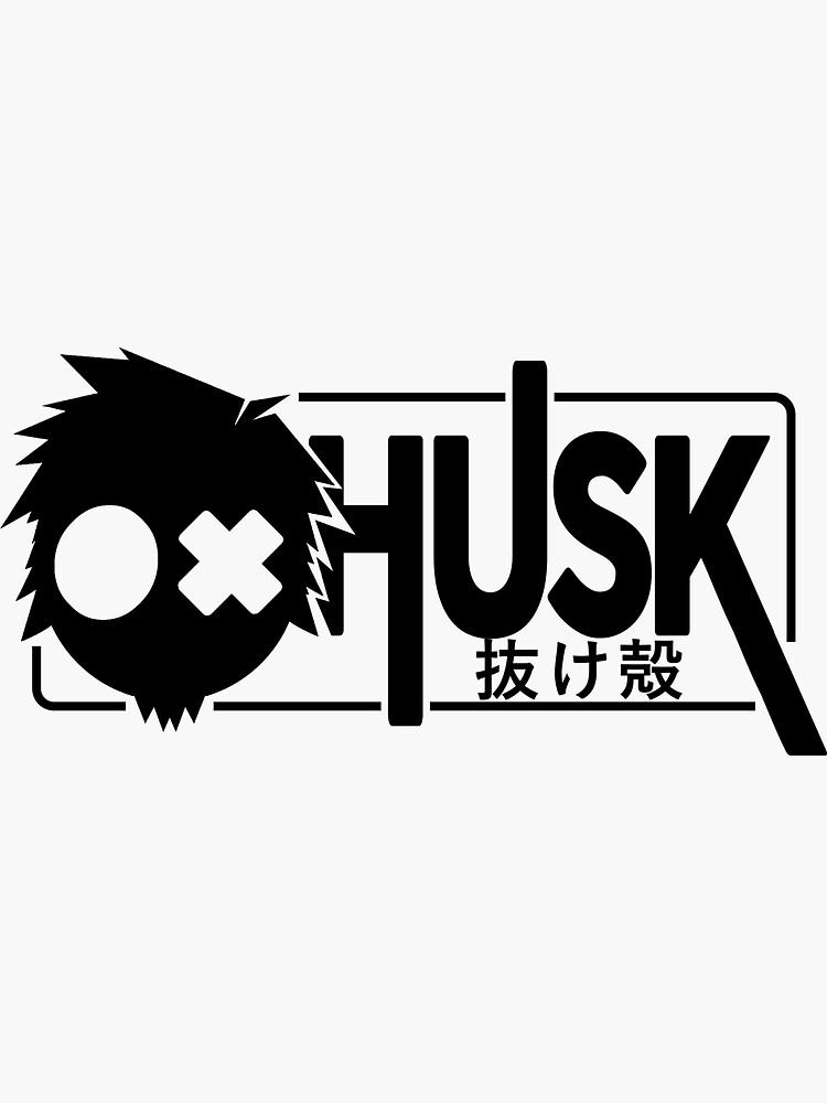 "Husk 2021 Logo - Black" Sticker for Sale by Punk-A-Mon | Redbubble