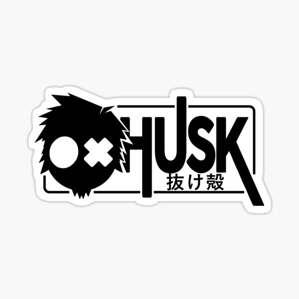 "Husk 2021 Logo - Black" Sticker for Sale by Punk-A-Mon | Redbubble