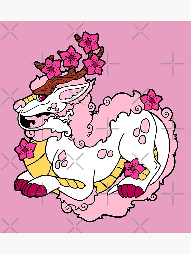 "Sakura Dragon" Poster for Sale by MillyD13 | Redbubble