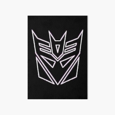 "Decepticon Logo Glow " Art Board Print for Sale by vutrieuman | Redbubble
