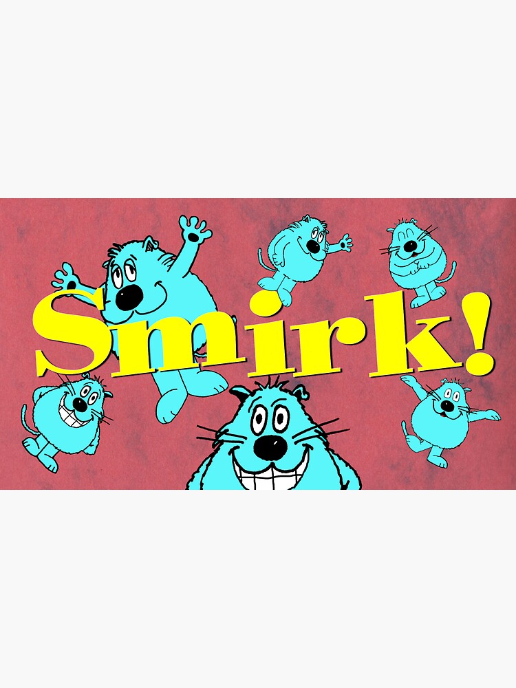 "Smirk!" Sticker for Sale by stephenleerich | Redbubble