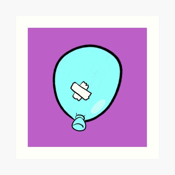 "Beach Bunny "Prom Queen" balloon doodle sticker " Art Print for Sale ...