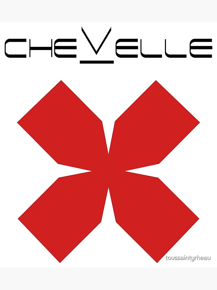 "Chevelle Band Logo" Poster by toussaintyrheau | Redbubble