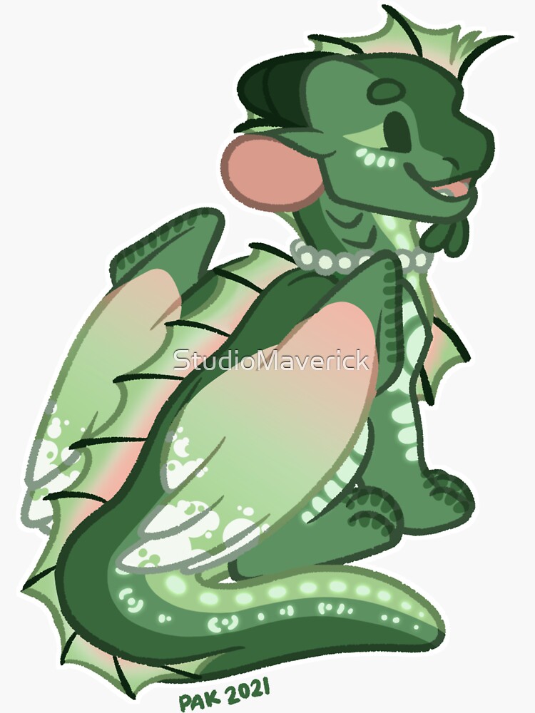 "Auklet - WOF Wings of Fire" Sticker for Sale by StudioMaverick | Redbubble