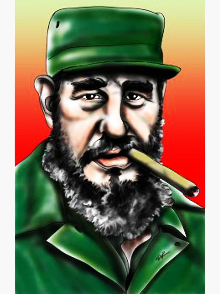 "FIDEL CASTRO" Sticker for Sale by jondal | Redbubble