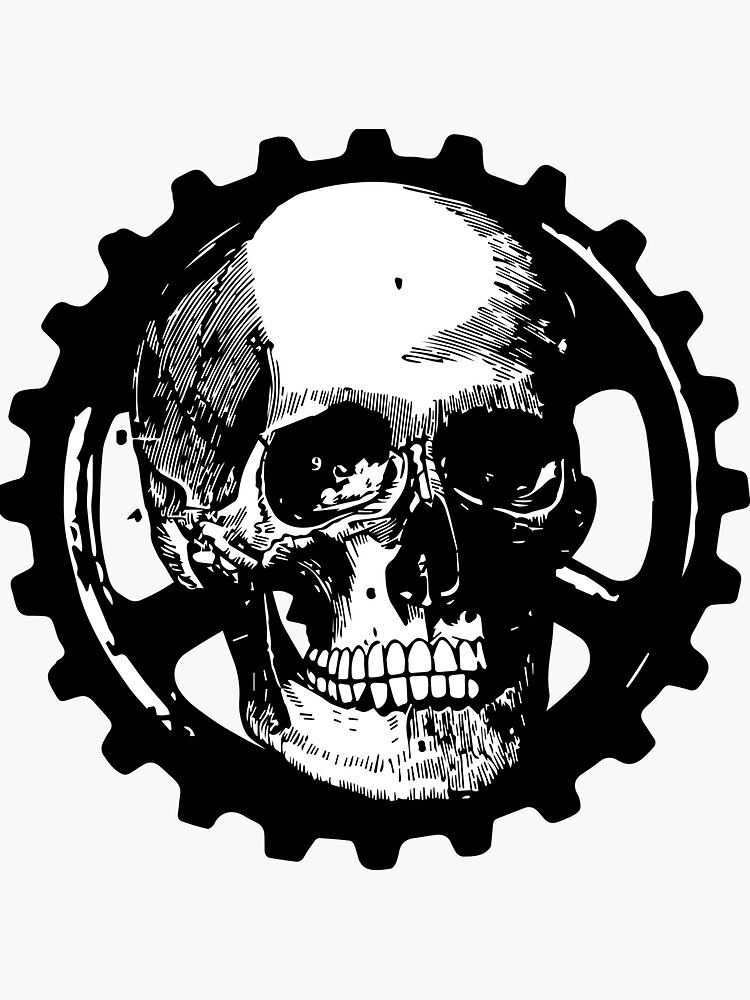 "Gear Head" Sticker for Sale by atinkoff | Redbubble