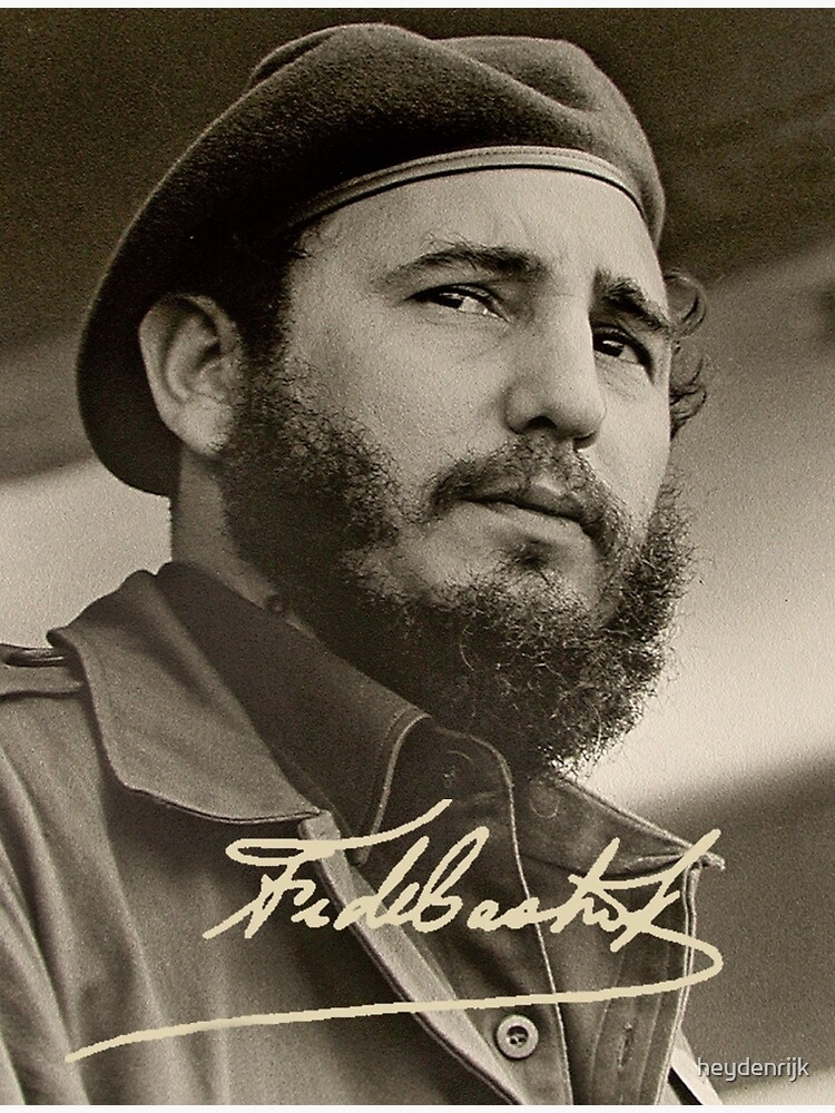 "fidel" Poster for Sale by heydenrijk | Redbubble