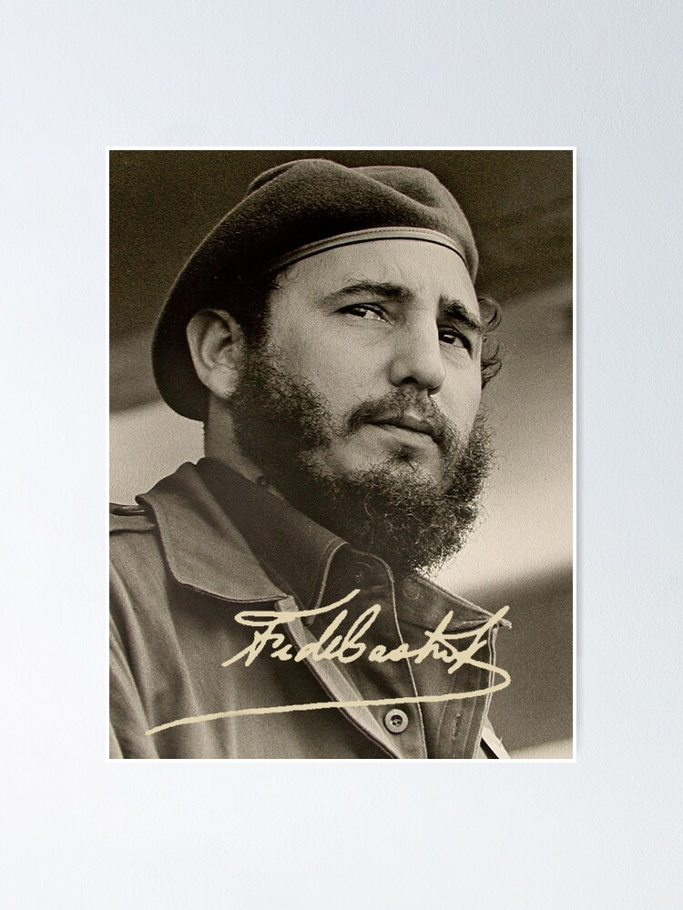 "fidel" Poster for Sale by heydenrijk | Redbubble