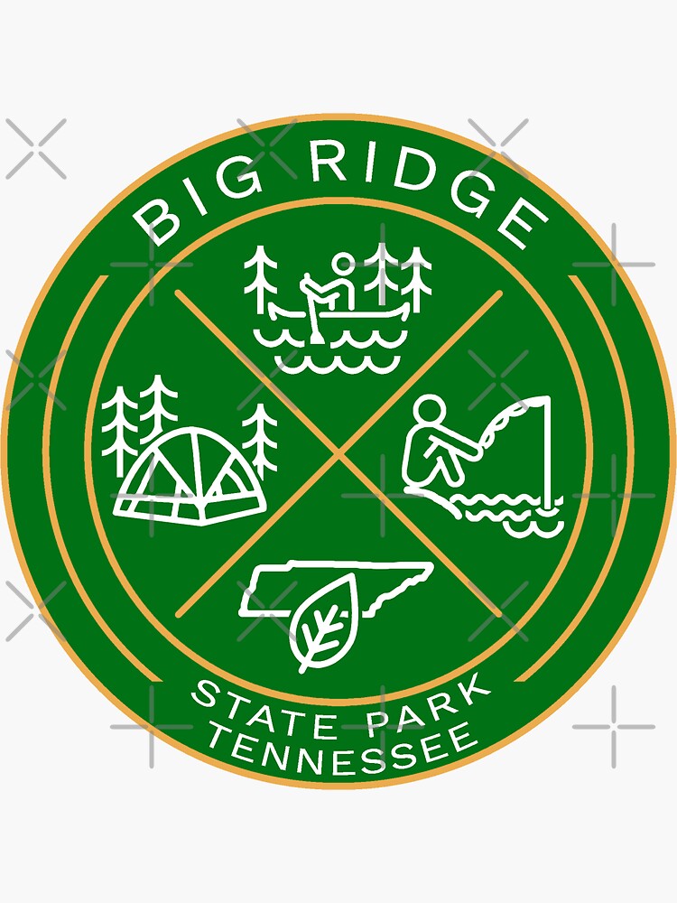 "Big Ridge State Park Heraldic Logo" Sticker for Sale by VanyaKar ...