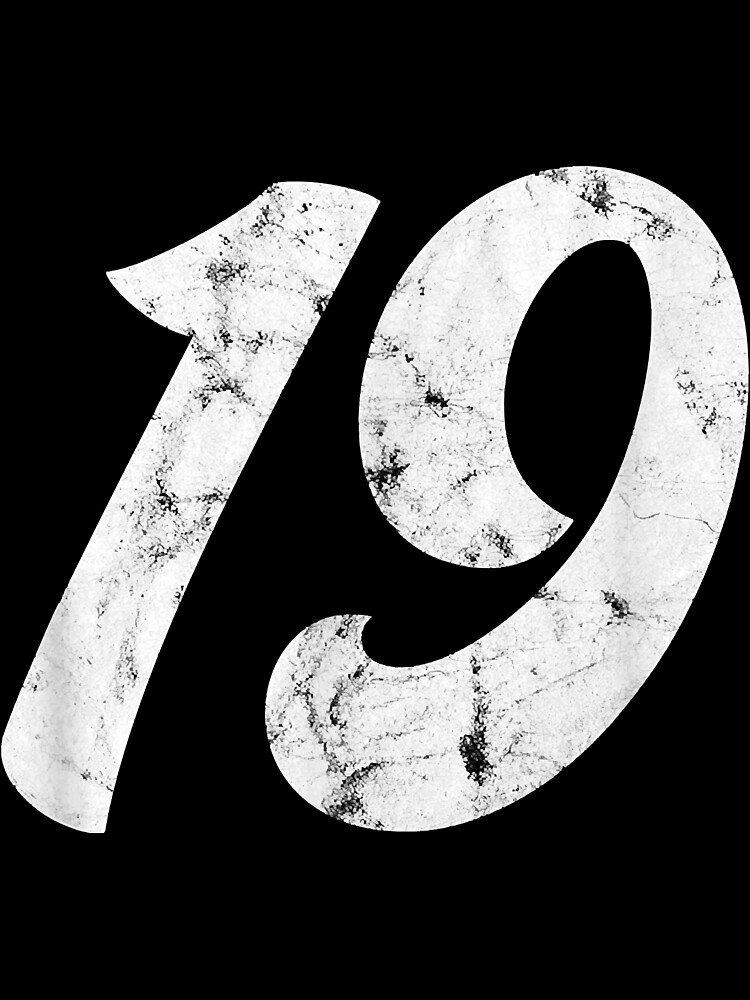 Lámina fotográfica «19o cumpleaños Clásico Vintage Chicas Niños 19 años ...