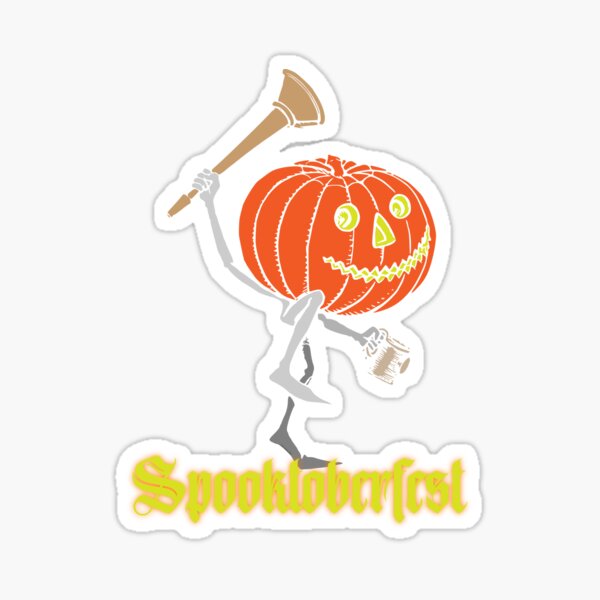 "Spooktoberfest" Sticker for Sale by chilangopride | Redbubble