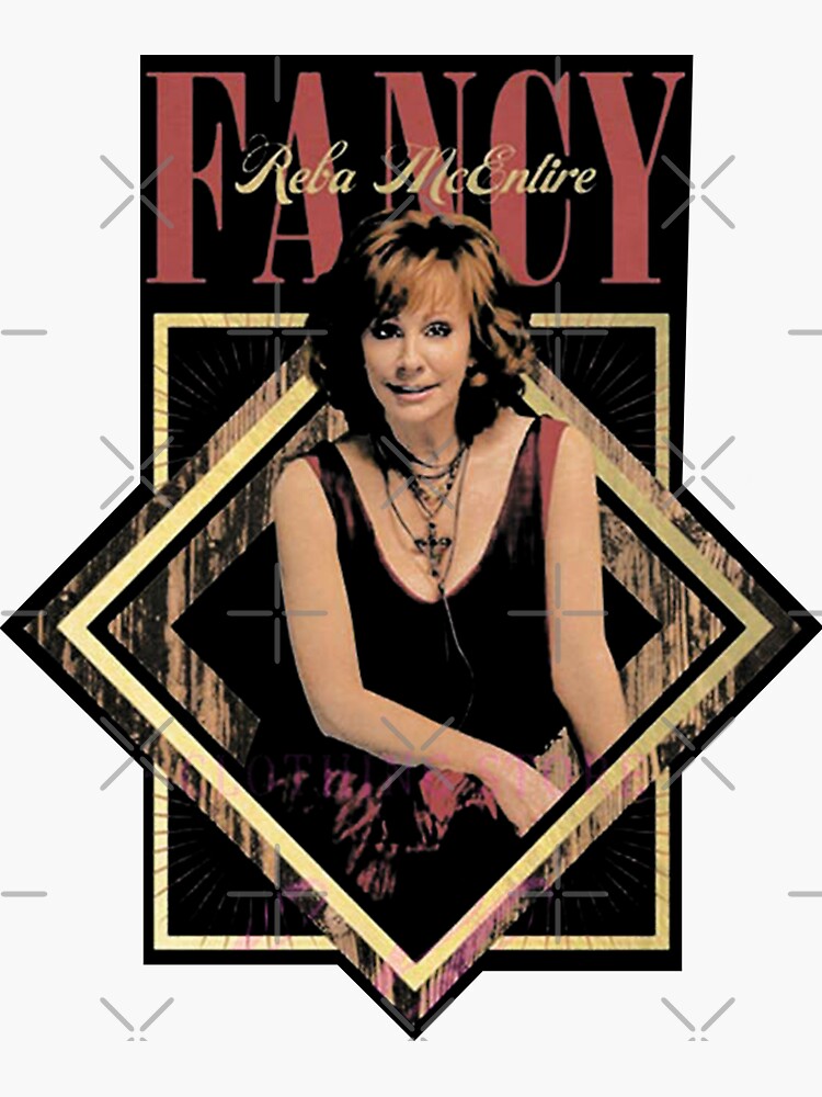 "Vintage Fancy Reba 90s" Sticker for Sale by NessaGordon | Redbubble