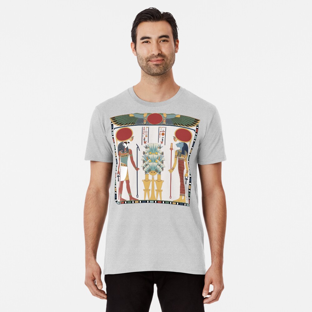"Ra and Sekhmet" Sticker for Sale by Aakheperure | Redbubble