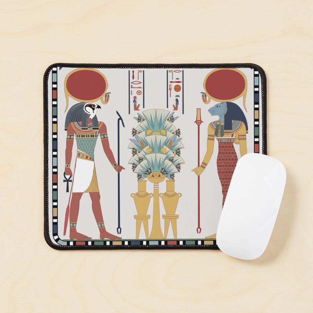 "Ra and Sekhmet" Sticker for Sale by Aakheperure | Redbubble