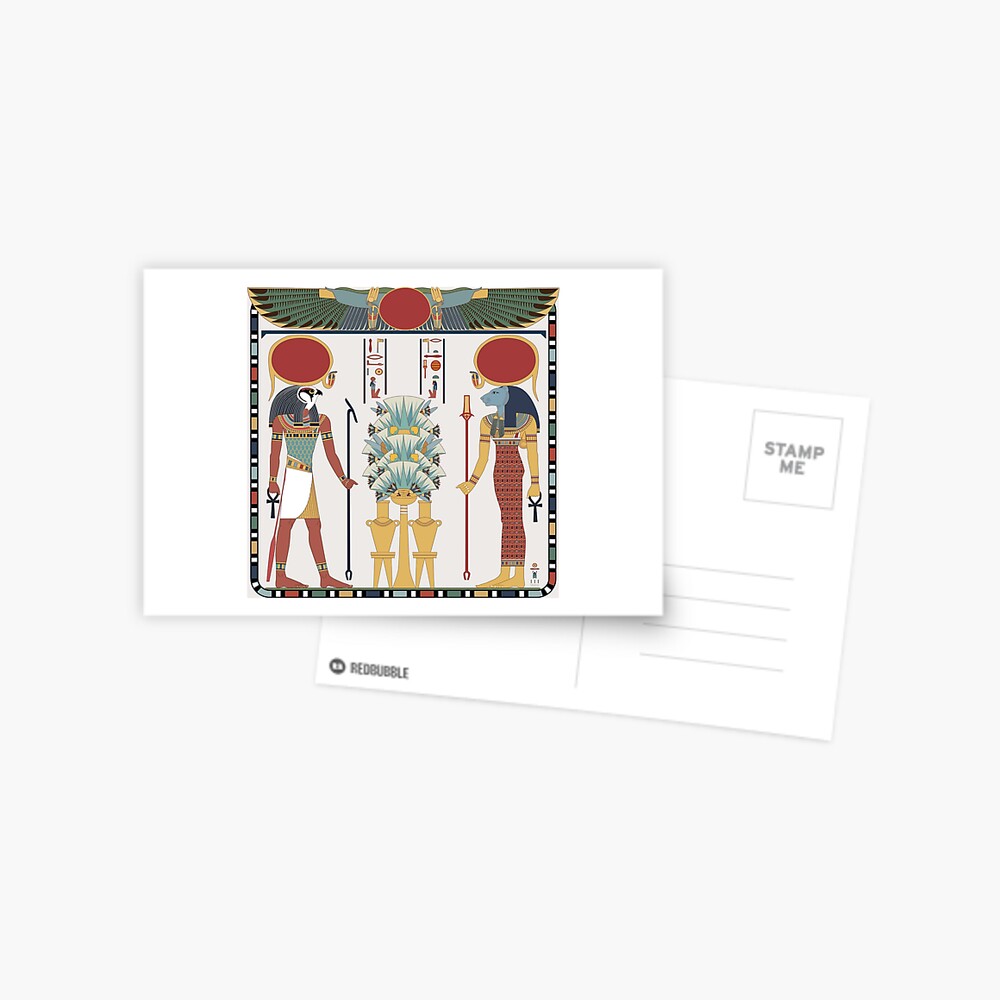 "Ra and Sekhmet" Sticker for Sale by Aakheperure | Redbubble