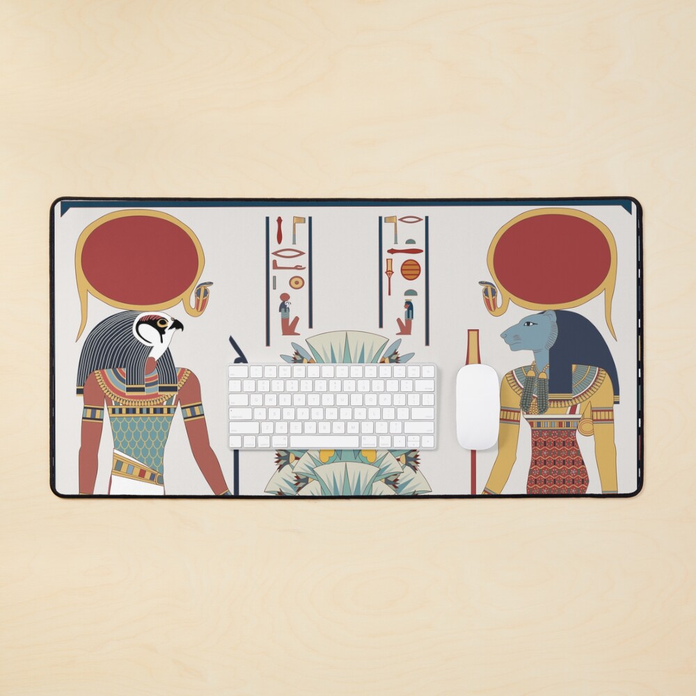 "Ra and Sekhmet" Sticker for Sale by Aakheperure | Redbubble