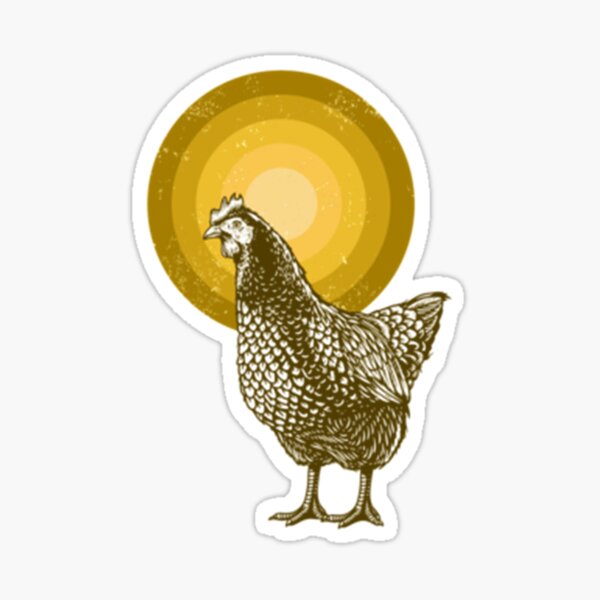 "Chicken - Colour spectrum " Sticker for Sale by ApplingAcres | Redbubble