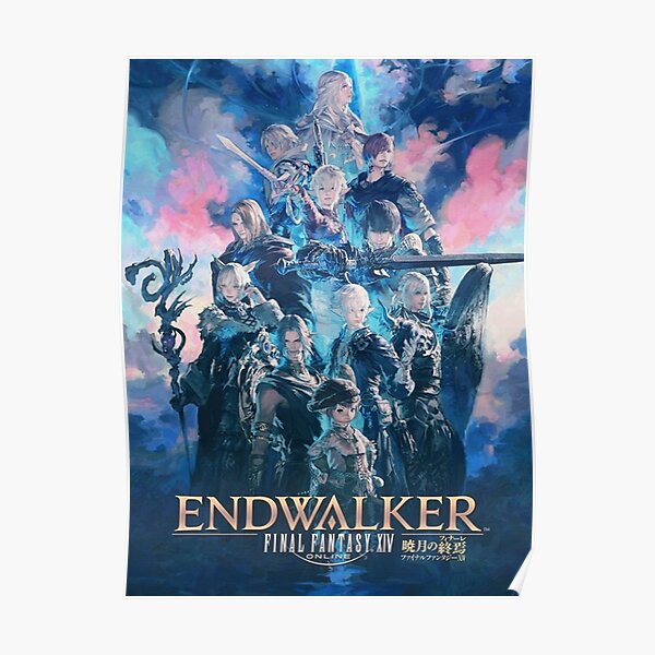 "Final Fantasy XIV Endwalker" Poster for Sale by blankjessica | Redbubble