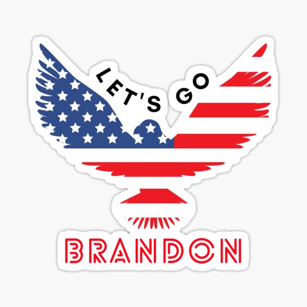 "Let's Go Brandon Meme" Sticker by Sgraphix | Redbubble
