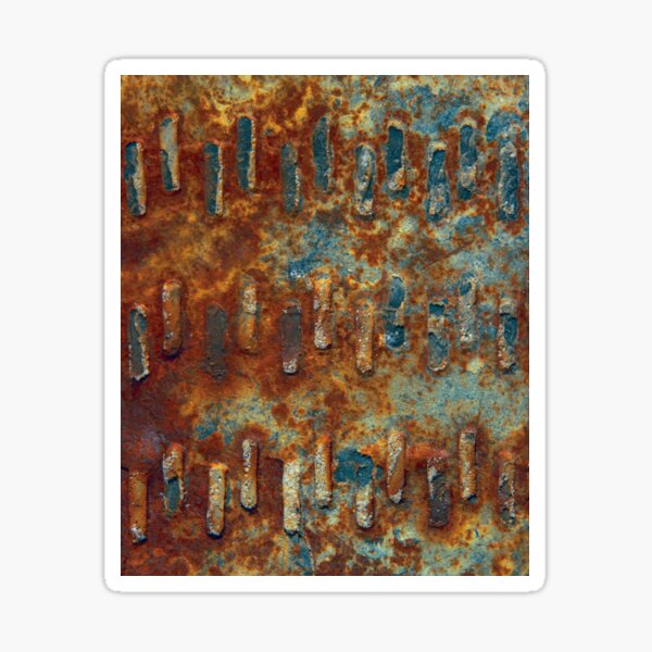 "R U S T " Sticker for Sale by Anne Staub | Redbubble