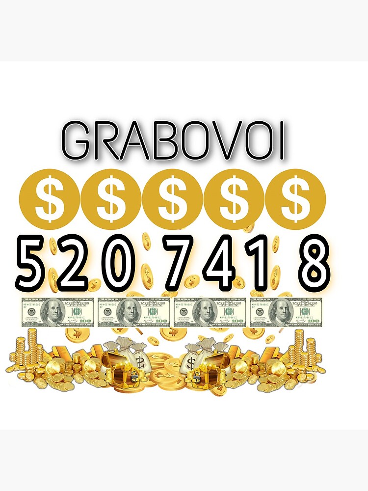 "Grabovoi attract money 5207418" Poster by onlynicestuff | Redbubble