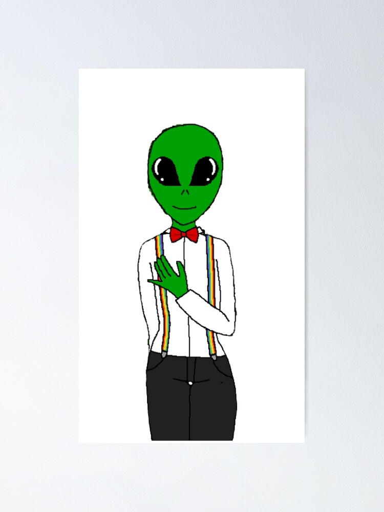 "The Alien Dad" Poster by Deathstarkille | Redbubble