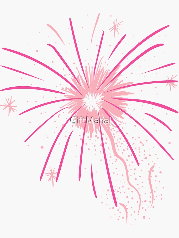 "Firework" Sticker by GiftMahal | Redbubble