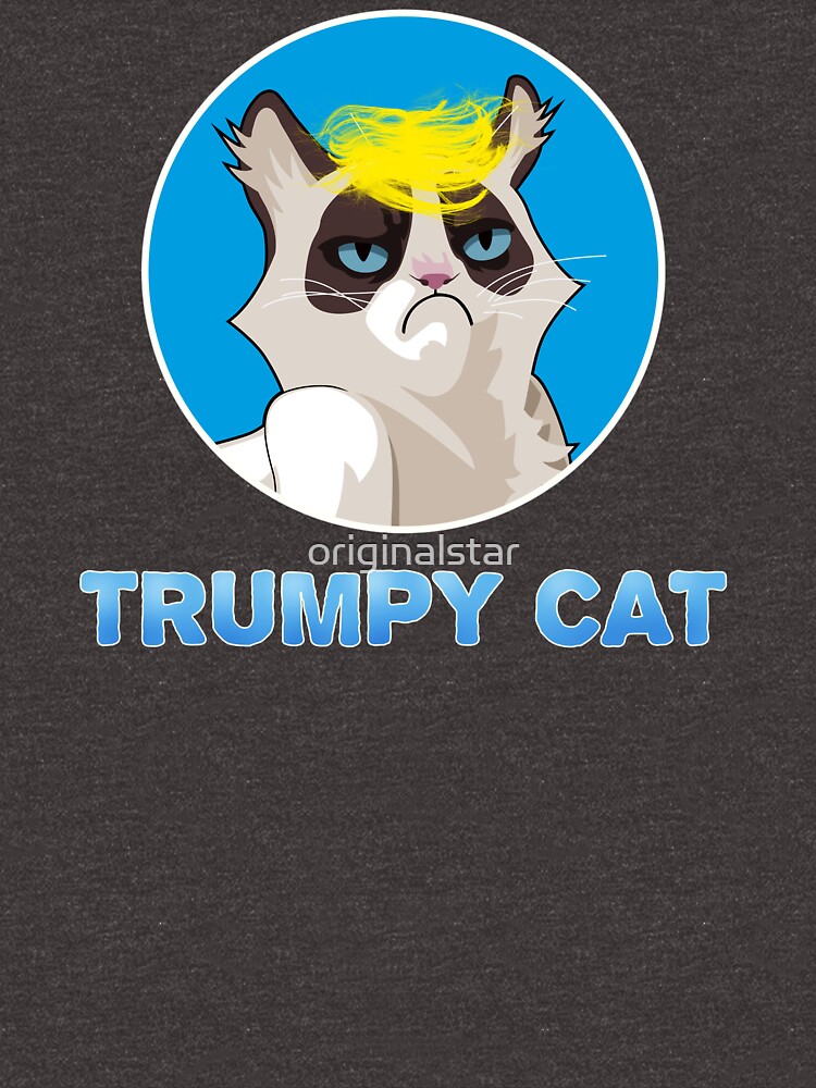 "Trumpy Cat trump kitty blond pony funny joke trump " T-Shirt von ...