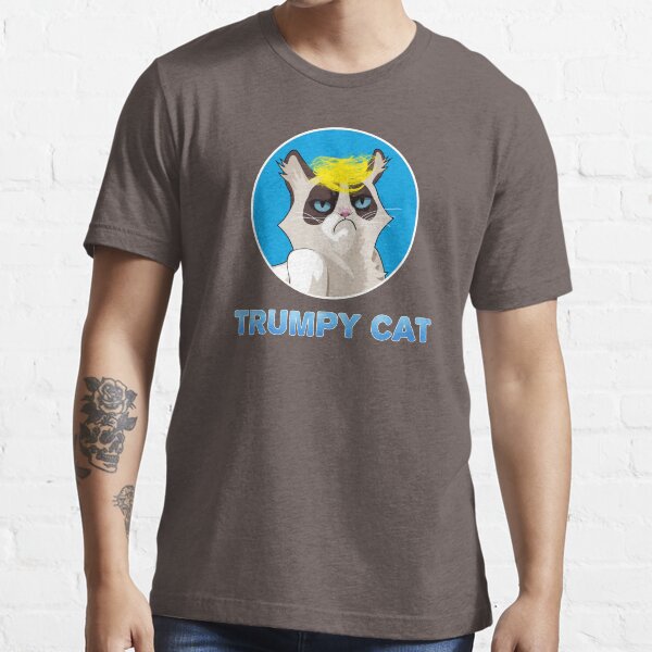 "Trumpy Cat trump kitty blond pony funny joke trump " T-Shirt von ...