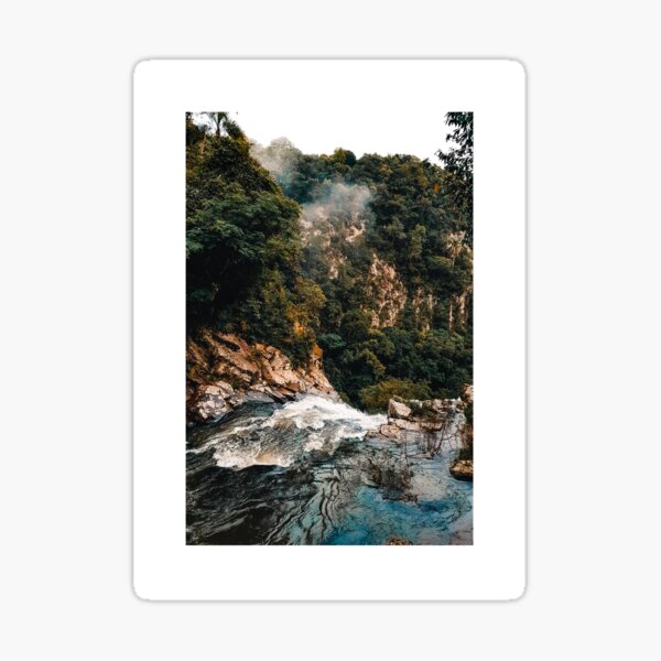 "Forest and river ... Natural Paradise in the French Alps" Sticker for ...