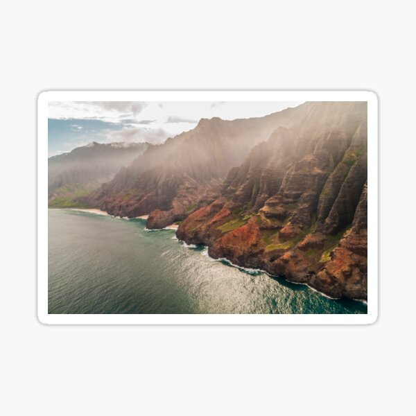 "Na Pali Coast 2" Sticker for Sale by brianharig | Redbubble