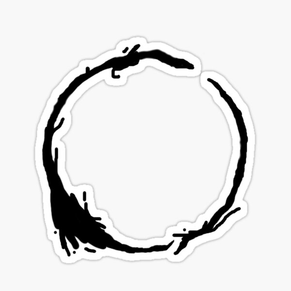 "Arrival Movie Circle Language 4" Sticker by TheDael | Redbubble