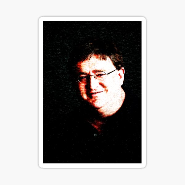 "Gaben" Sticker for Sale by KmanX | Redbubble