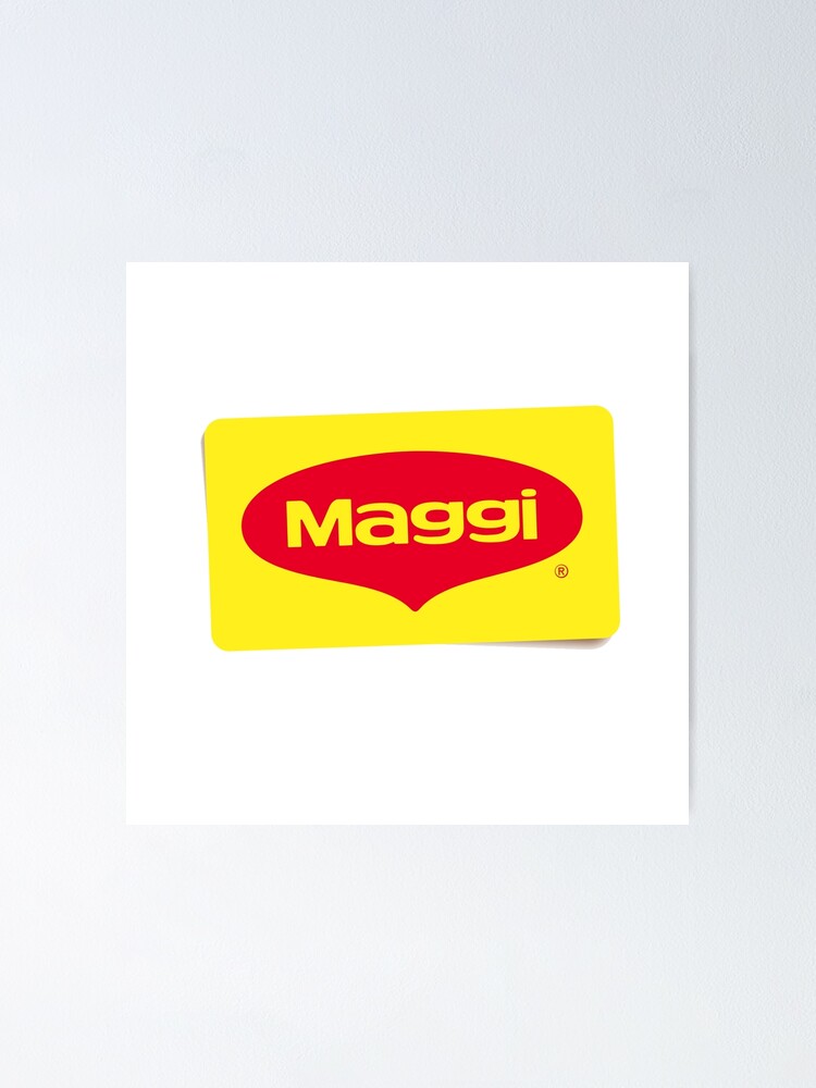 "Maggi logo" Poster for Sale by ikunoqani | Redbubble