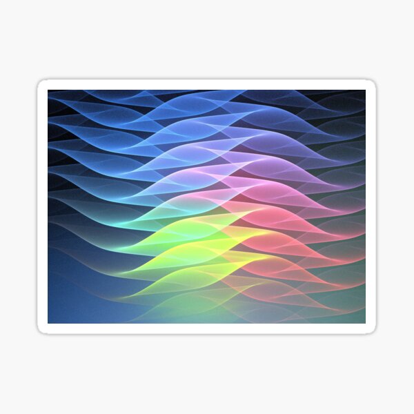 "Electromagnetic Spectrum" Sticker by KimSyOk | Redbubble