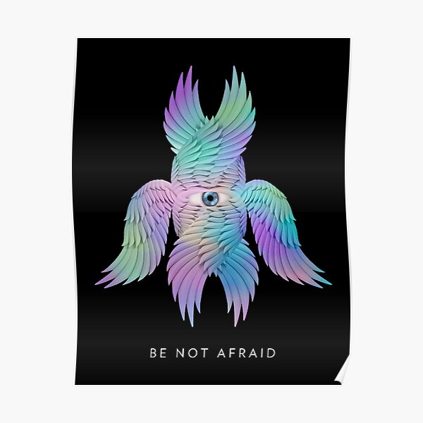 "BE NOT AFRAID | Iridescent Rainbow Seraph | Biblically Accurate Angel ...